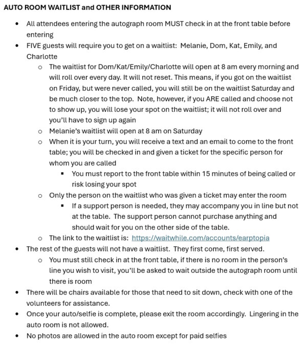 Earptopia 2024 Waitlist Information - Earptopia